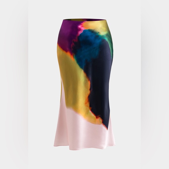 Micas | Skirts | Multicolor Abstract Maxi Skirt 2xl Mc3 | Poshmark